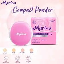 Jual Marina Compact Powder UV Protection UV [ Bedak Padat ] 12g ...