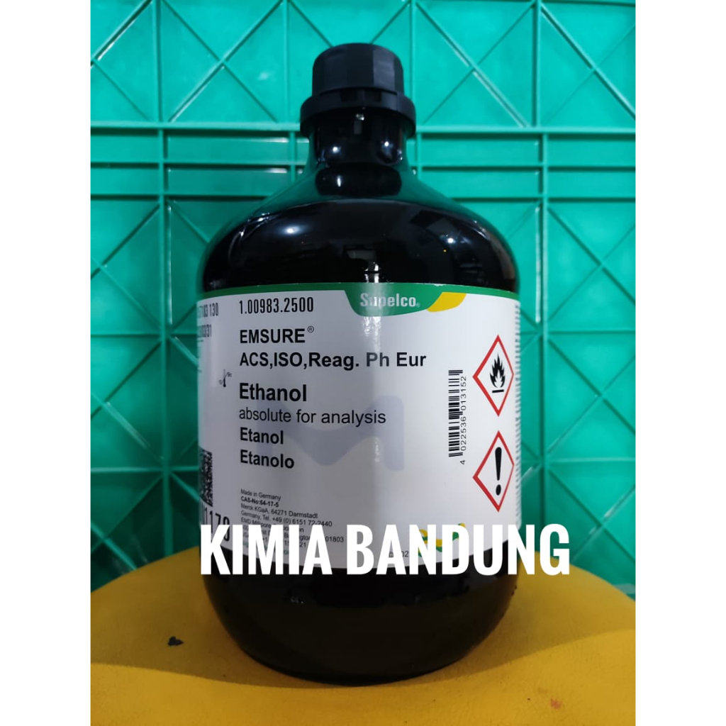 Jual ETHANOL Pro Analis / ALKOHOL ABSOLUTE MERCK 100983 2,5L ORIGINAL ...