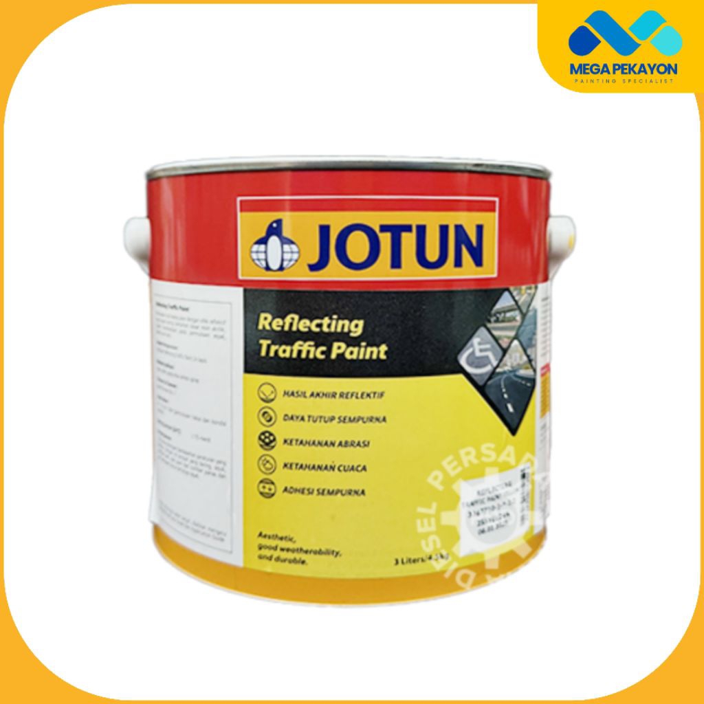 Jual CAT JALAN JOTUN REFLECTING TRAFFIC PAINT WARNA KUNING 3LITER ...