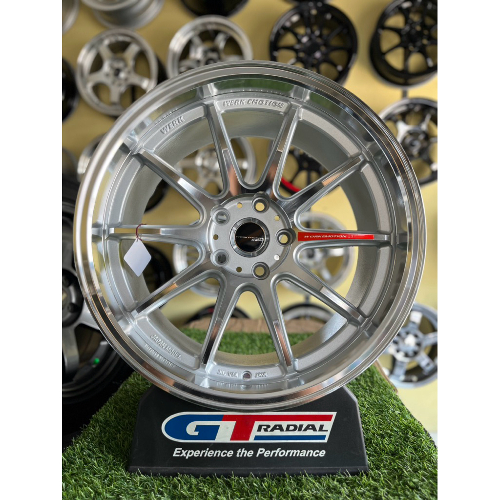Jual velg work zr10 r18 full polish pcd 5x114 lebar 9,5 kondisi baru ...