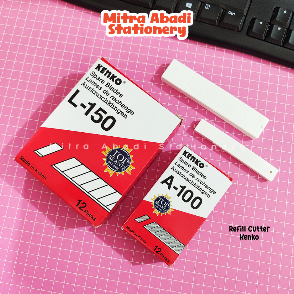 Jual (1 PCS) ISI CUTTER KENKO / L150 A100 REFIL ALAT PEMOTONG BESAR ...