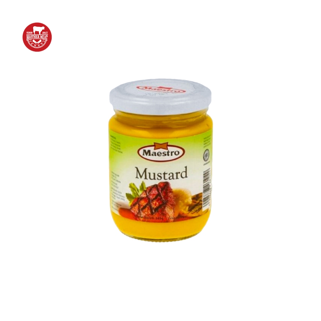 Jual Maestro Mustard Sauce 245gr - Brothermeatshop | Shopee Indonesia