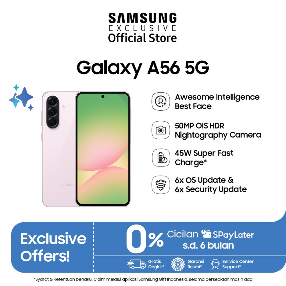 Jual [FLASH SALE] Samsung Galaxy A56 5G 8/256GB - Awesome Pink | Galaxy ...