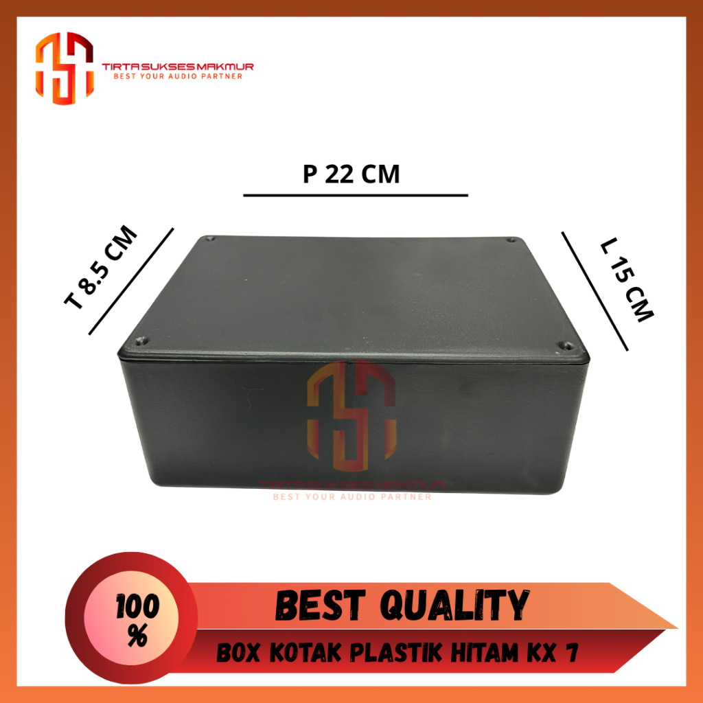Jual Box kotak plastik hitam X7 BOX KX-7 21.5 X 14.5 X 8.5 CM-KX 7 ...