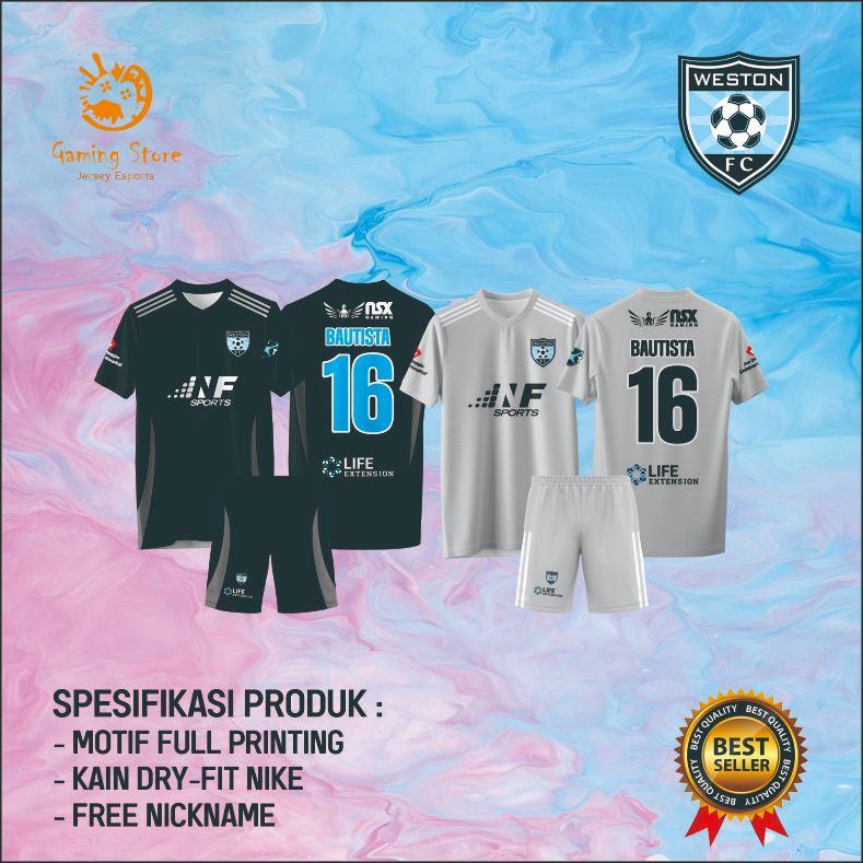 Jual Jersey Baju Weston FC Bautista Full Printing 2025-26 Terbaru ...