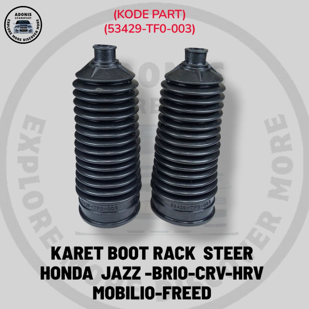 Jual Karet Boot Rack stir Steering Rack End HONDA -CR-V-BRIO-HRV ...