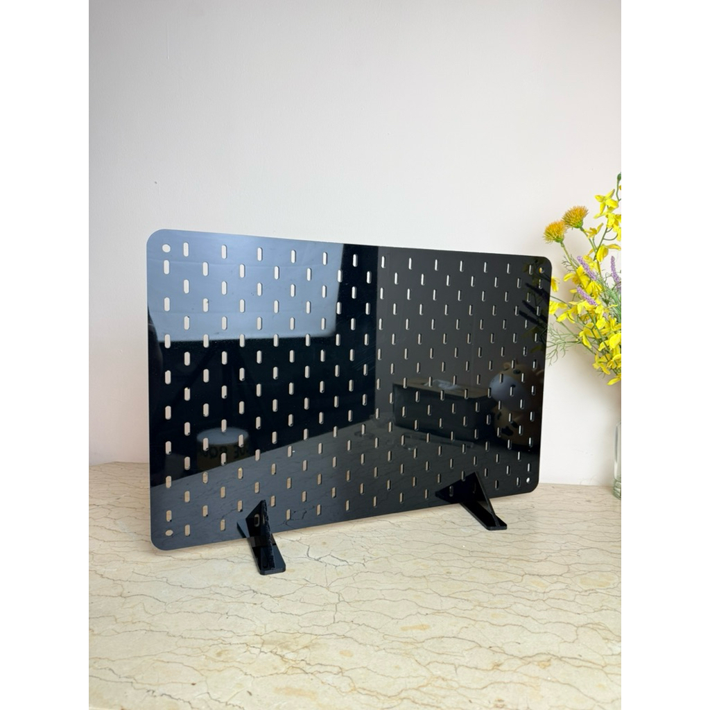 Jual Dudukan pegboard/ stand meja pegboard hitam | Shopee Indonesia