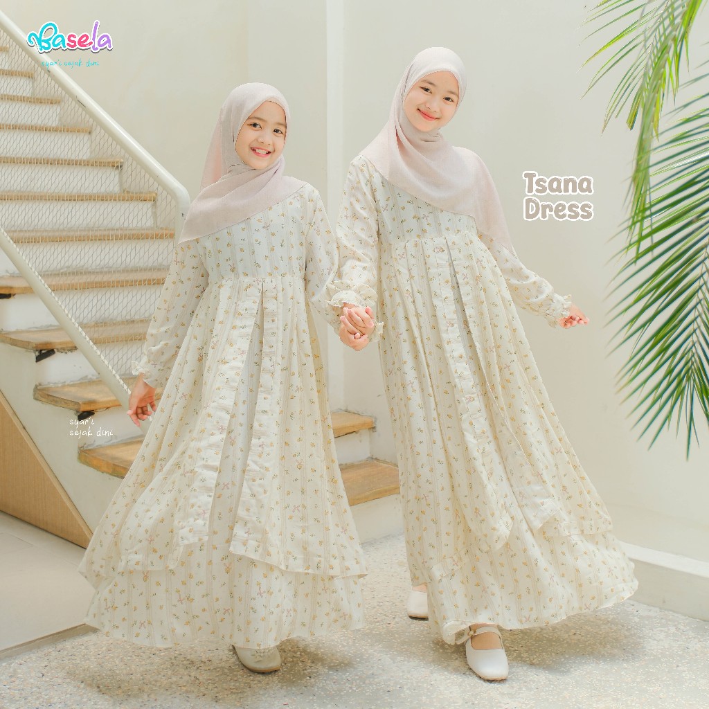 Jual Tsana Dress By Basela Official | Gamis Anak Perempuan Spesial ...