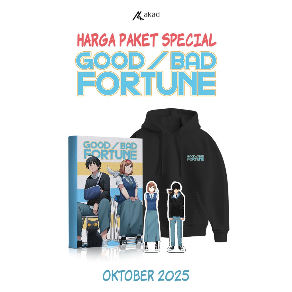 Jual Novel - GOOD/BAD FORTUNE - AKAD - JDA Bookstore | Shopee Indonesia