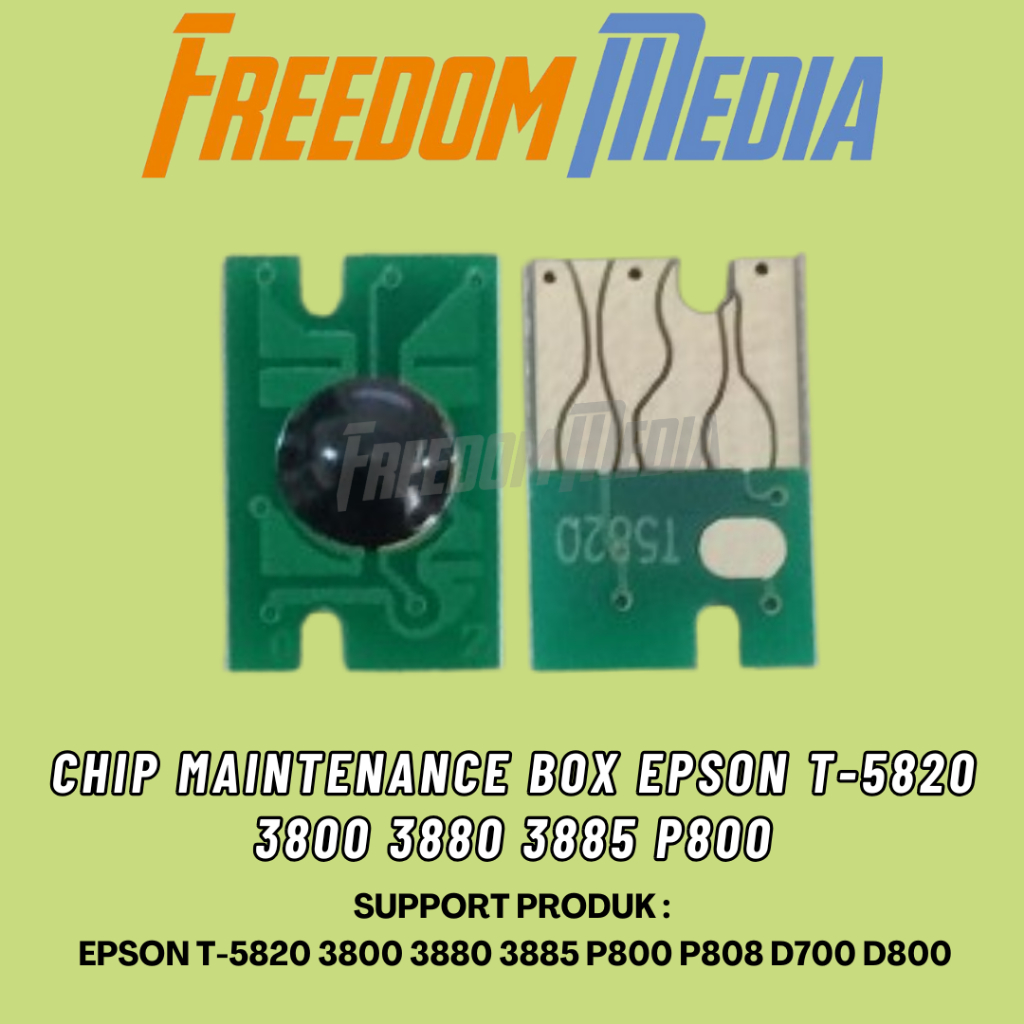 Jual CHIP MAINTENANCE BOX EPSON T5820 EPSON Fuji DX100 3800 3880 3850 ...
