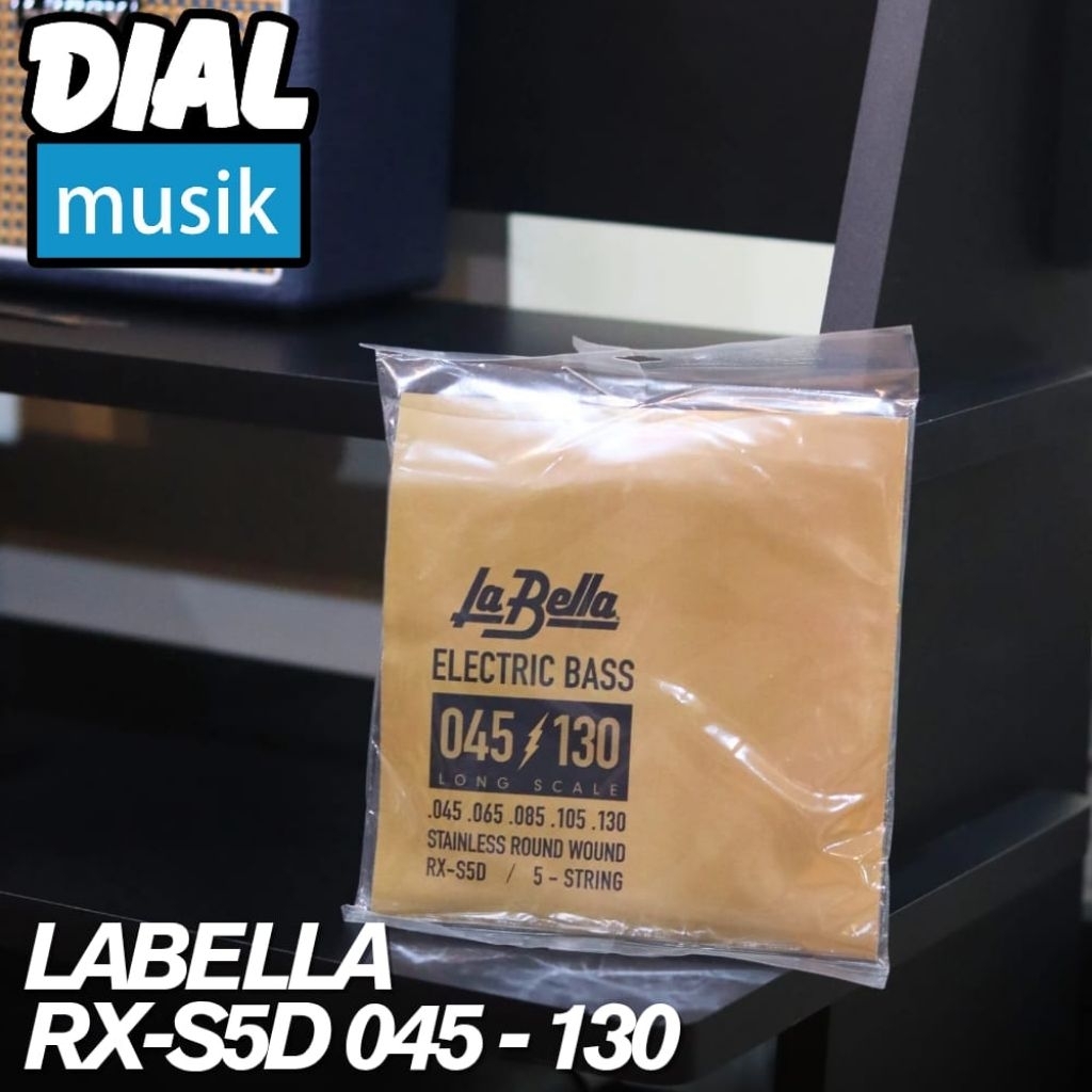 Jual Labella RS-X5D Stainless Round Wound 045-130 5 String - Senar Bass ...