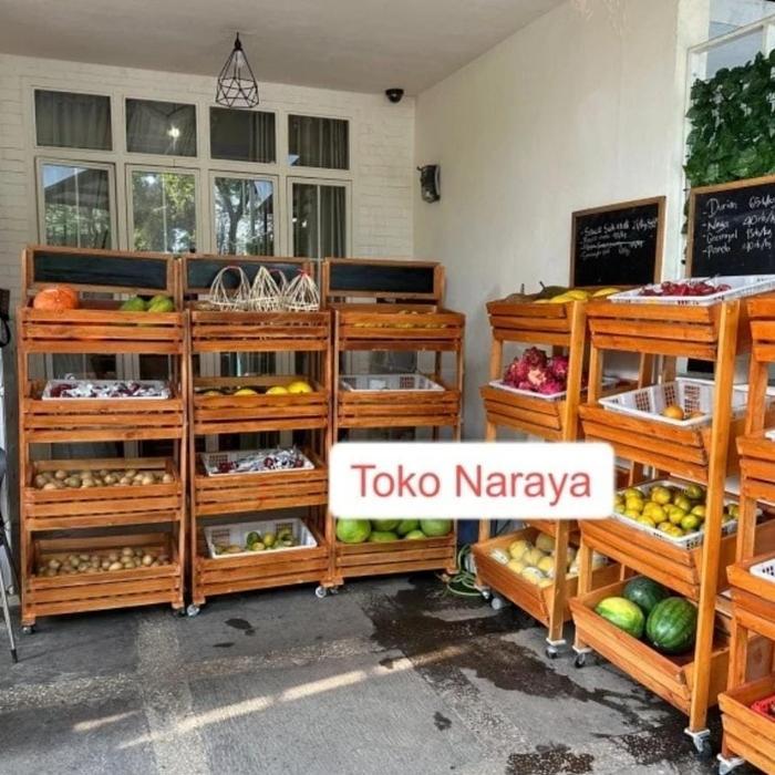Jual Rak buah sayur rak sembako | Shopee Indonesia