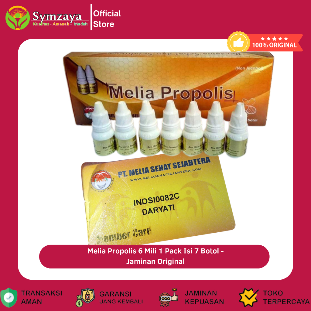 Jual Melia Propolis - Propolis Melia Sehat Sejahtera 6 Ml Mili 1 Pack ...