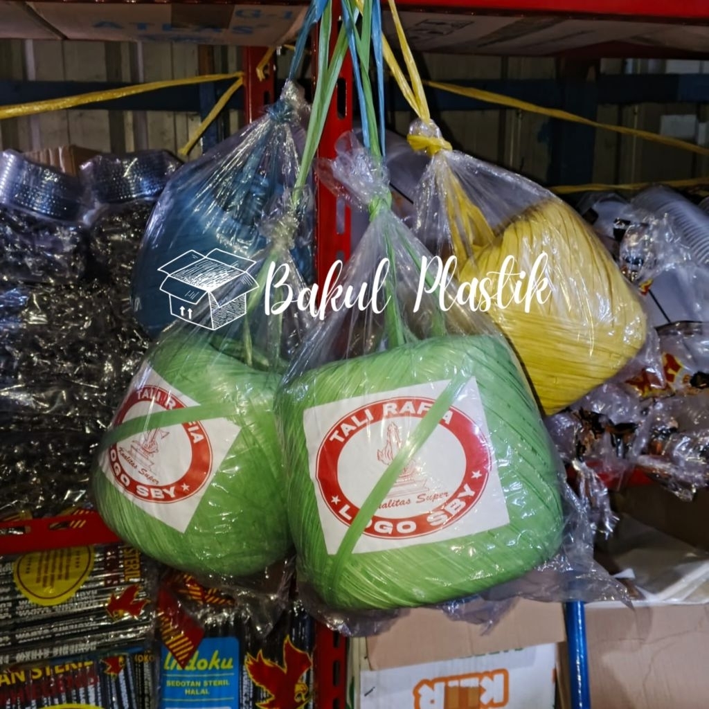 Jual Tali Rafia 1 kg Logo SBY - Lebih Tebal dan kuat cocok untuk ikat ...