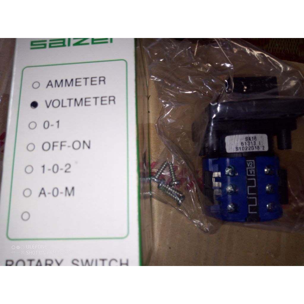 Jual salzer Voltmeter selector switch SA16 | Shopee Indonesia