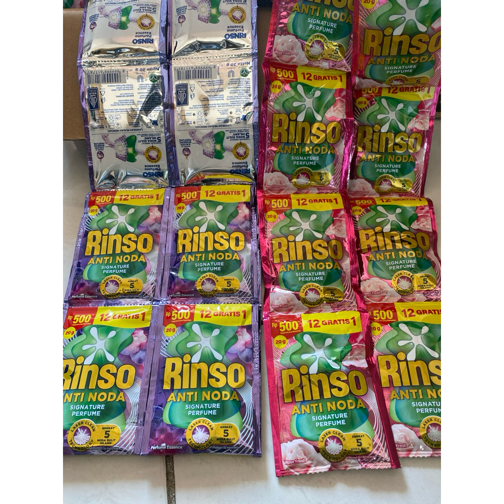 Jual Rinso Cair Kemasan Eceran | RINSO LIQUID 20g Eceran | Deterjen ...