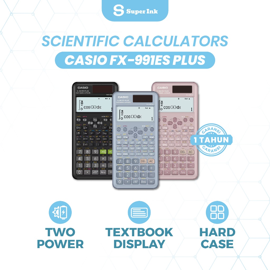 Jual Casio FX-991ESPLUS-2 Scientific Calculator, Display Mirip Buku ...