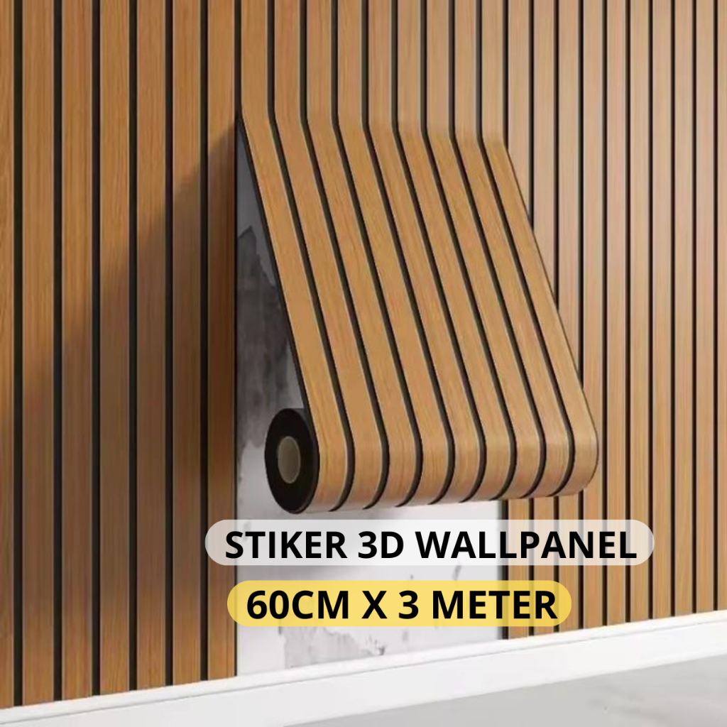 Jual WALLPANEL STIKER 3D WALLPAPER DINDING MOTIF WALL PANEL WPC PANJANG ...