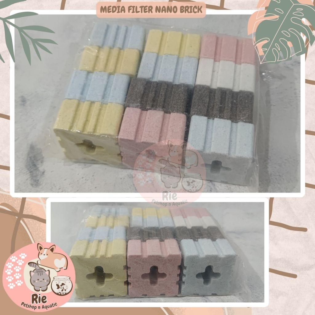 Jual Bio Media Fikter Nano Brick Rumah Bakteri (Harga per 1 pc ...