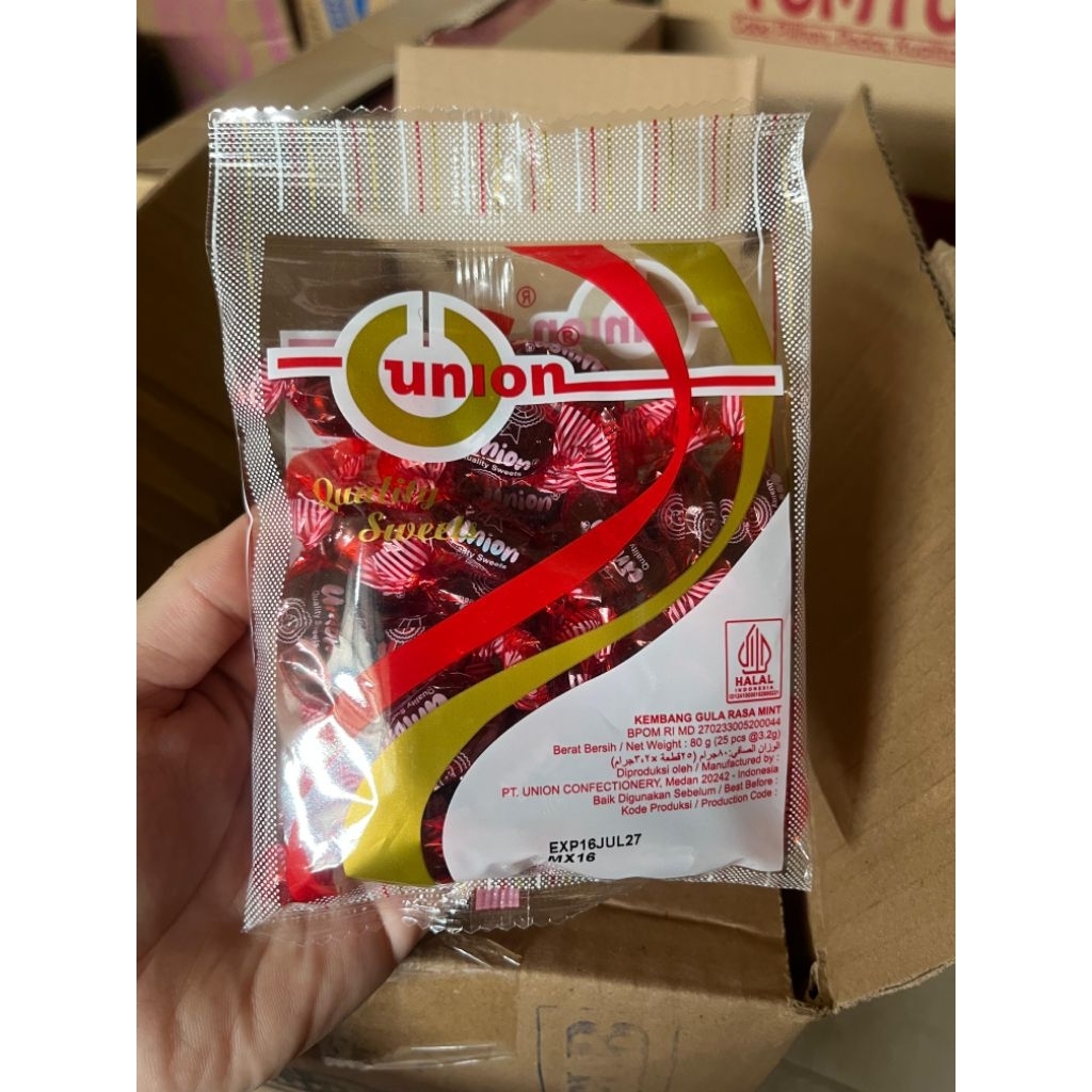Jual permen Union Hacks Rasa Mint Pedas (isi 25 butir) | Shopee Indonesia