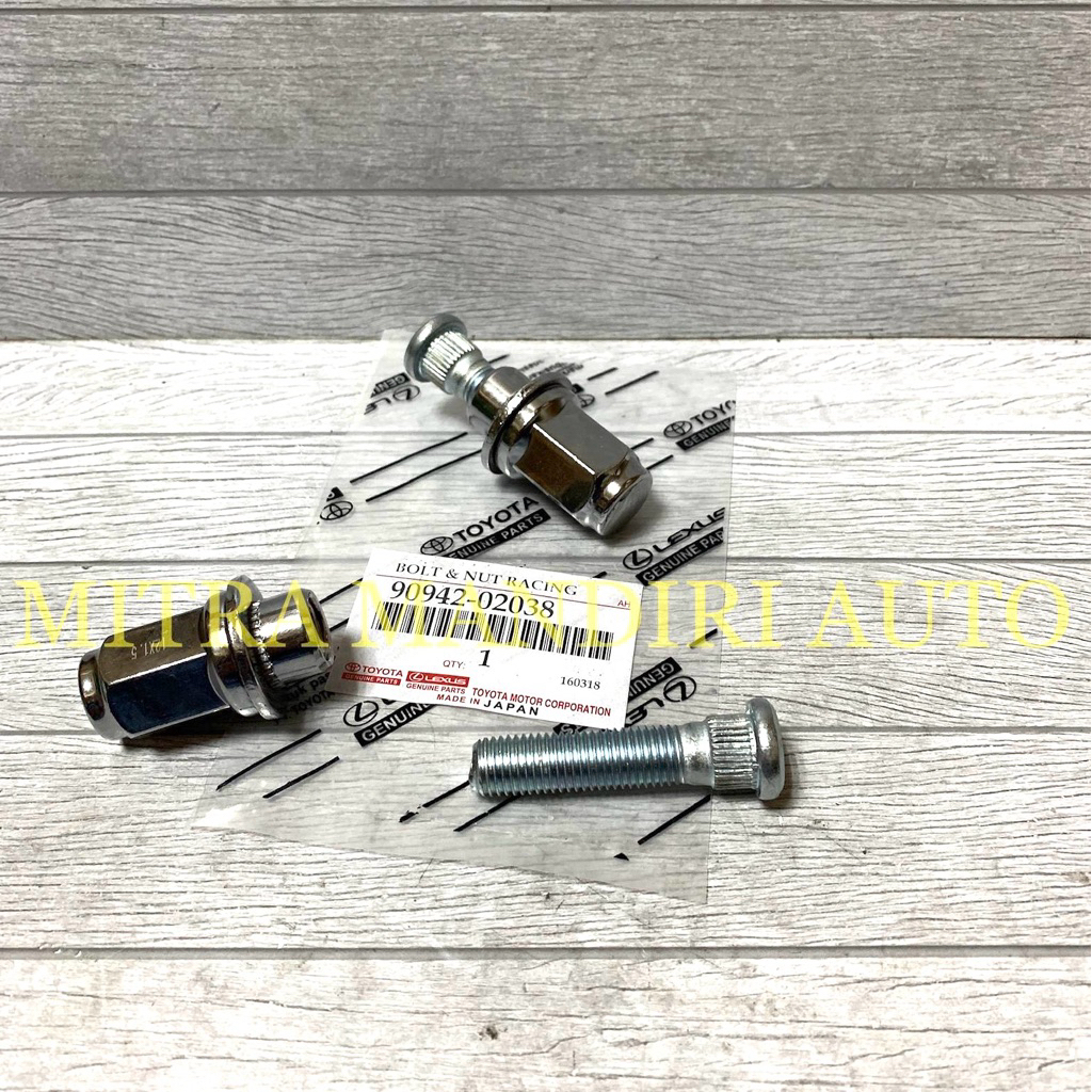 Jual HUB BOLT, BAUT RODA SET + MUR RACING TOYOTA FORTUNER - HILUX ...