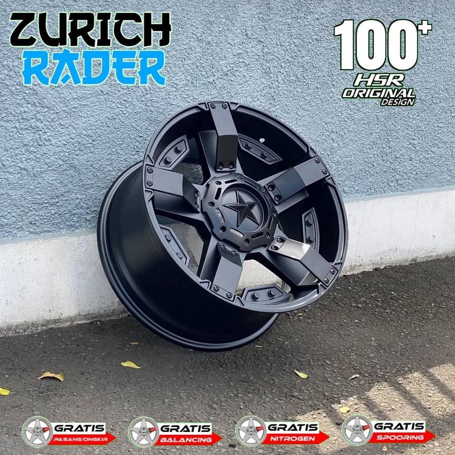 Jual Velg Hsr Rasta 2 Ring 18 Lebar 9 Pcd 6x139,7 Untuk Mobil Terrano ...