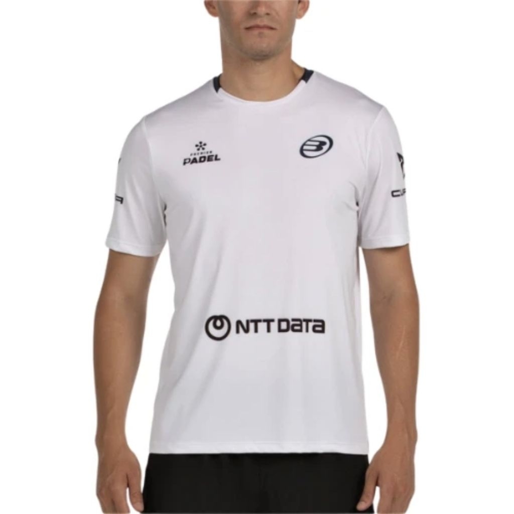 Jual Baju jersey padel Bullpadel Lili Juan Tello T-Shirt white original ...