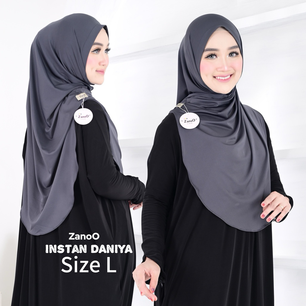 Jual NEW ZANOO - L DANIYA HIJAB INSTAN TERBARU HIJAB MODEL PUTAR SYARI ...