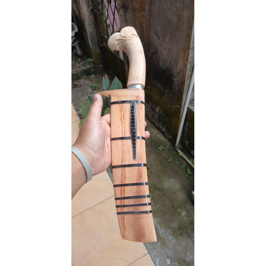 Jual Bedog Galonggong Gobang Kagok Bodasan Full Kayu Mahoni | Shopee ...