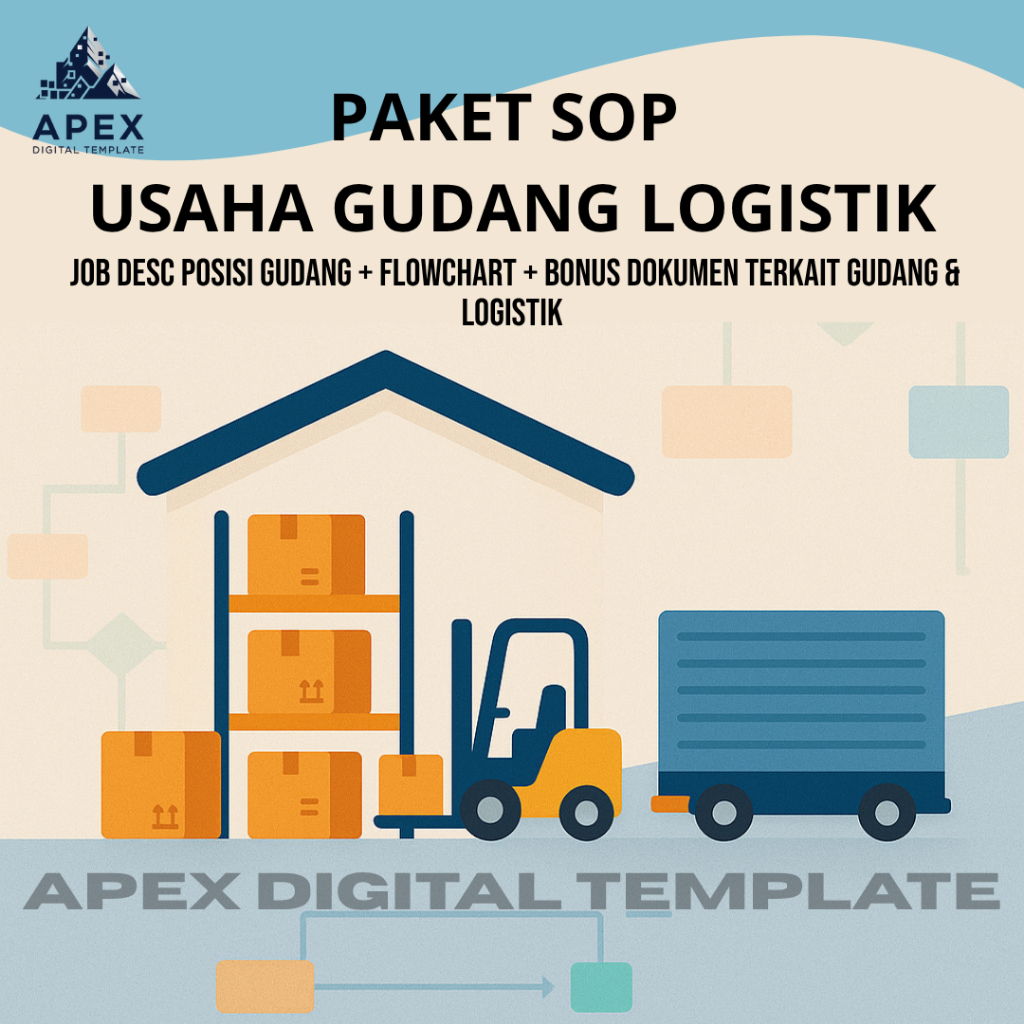 Jual Paket SOP Gudang & Logistik Lengkap - Jobdesc + Flowchart ...