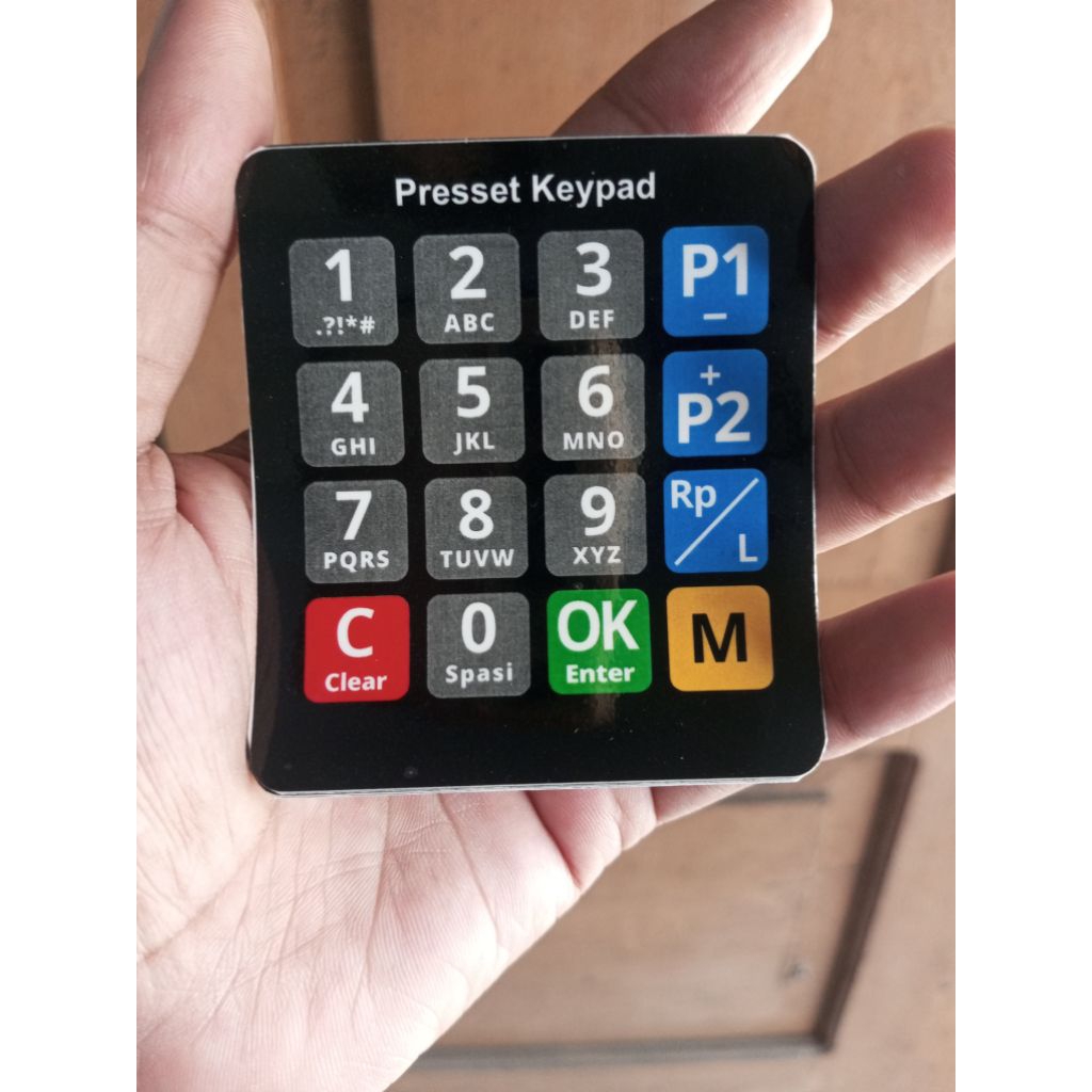 Jual Stiker Tombol Keypad Pom Mini Pertamini Digital | Shopee Indonesia