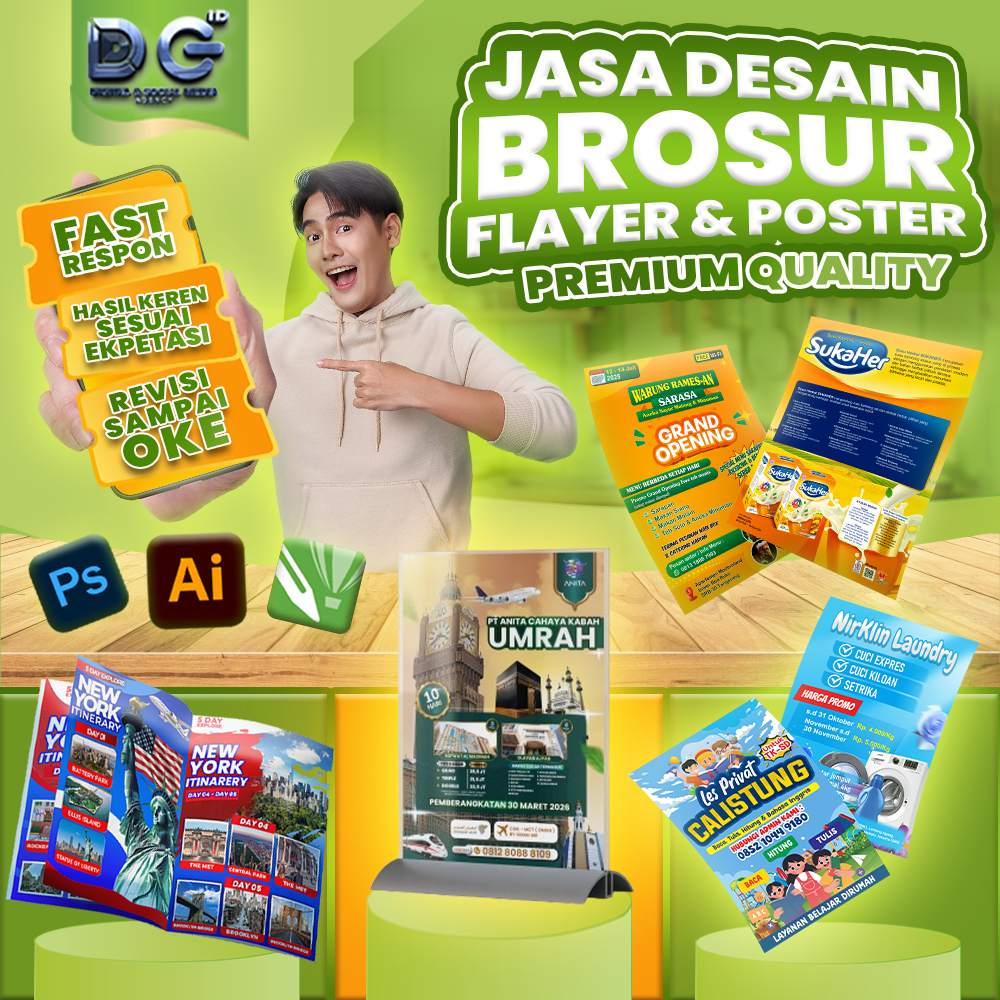 Jual Jasa Desain Poster, Brosur, Leaflet & Flyer | Desain Promosi ...