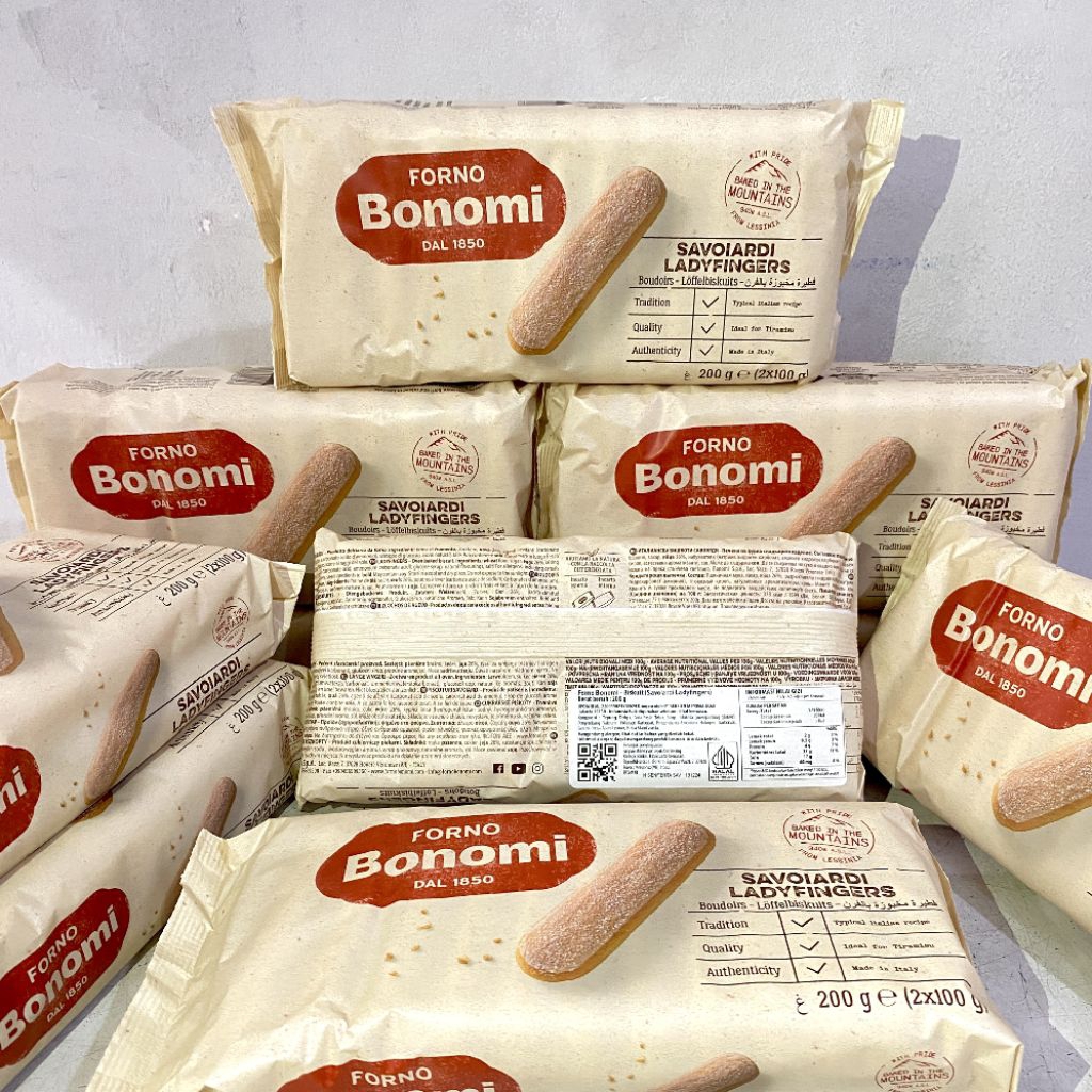 Jual Forno Bonomi Ladyfingers 200 gram | lady fingers | biskuit ...