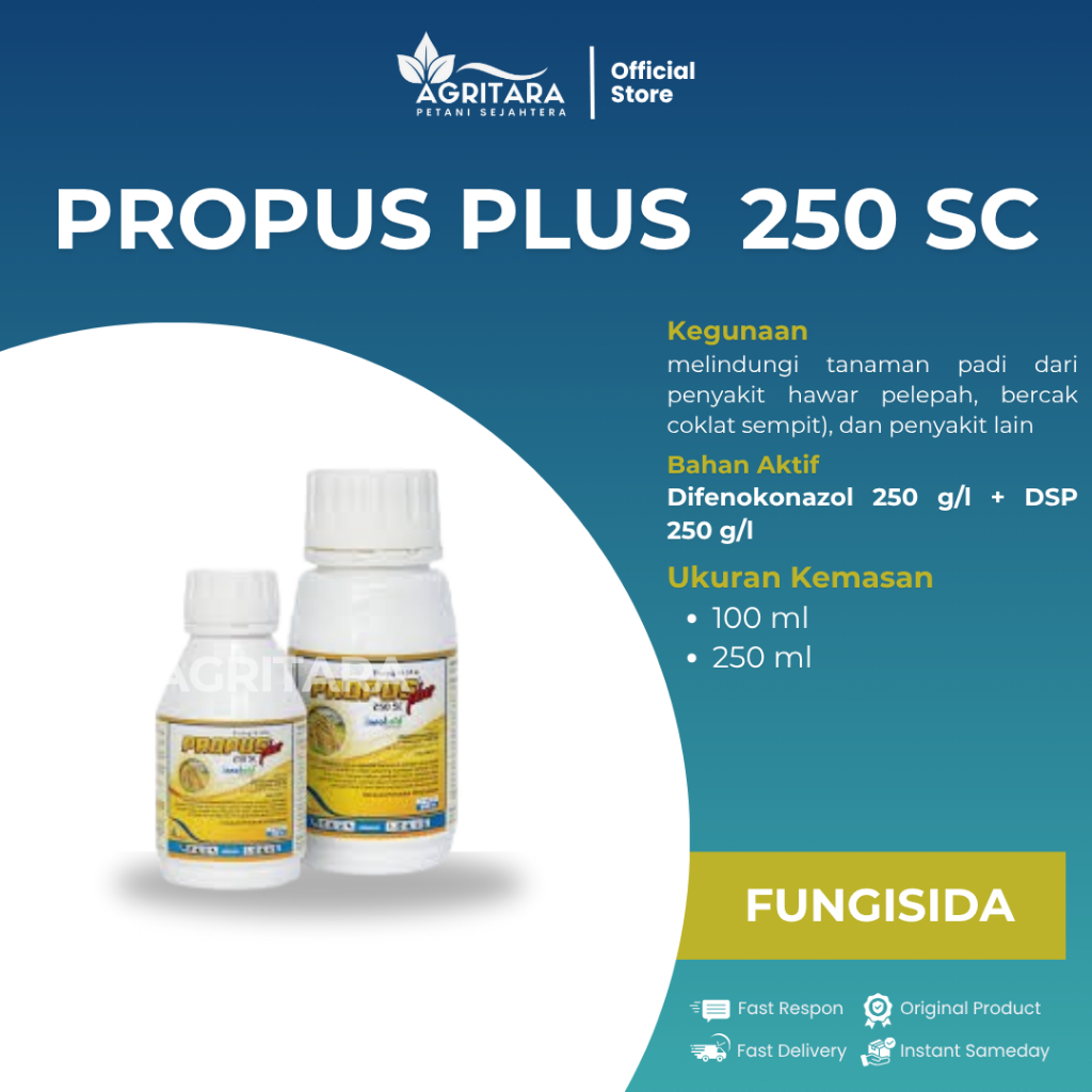 Jual FUNGISIDA PROPUS PLUS 250 SC 250 ml | Shopee Indonesia