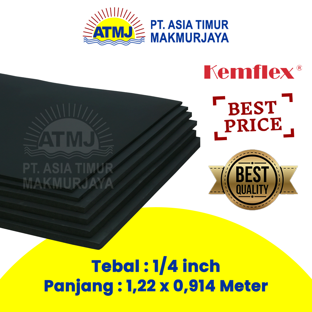 Jual Kemflex Lembar Tebal (1/4, 3/8, 1/2, 3/4, 1, 1 1/4, 1) Ukuran 1,22 ...