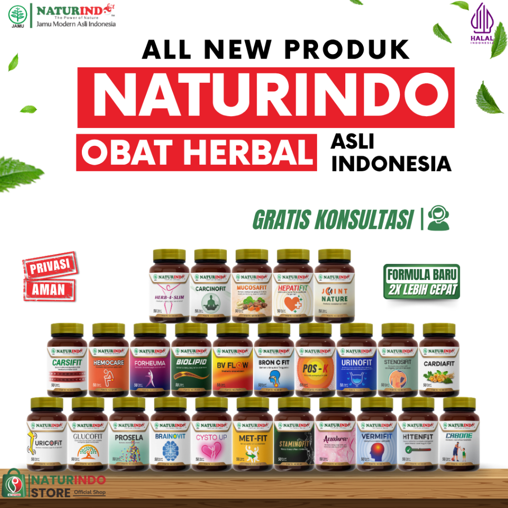 Jual Obat Herbal Naturindo Asli Jamu Modern Asli Indonesia Lengkap ...