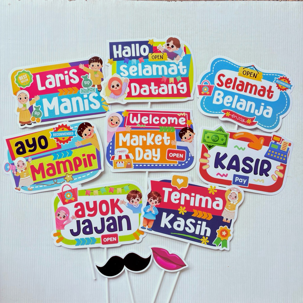 Jual DEKORASI HAPPY MUSLIM MARKET DAY PROPS PHOTOBOOTH | Shopee Indonesia