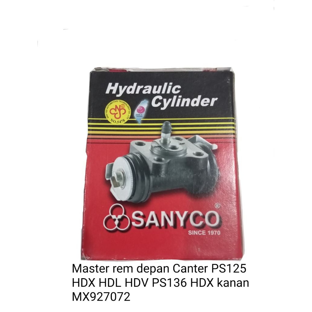 Jual Master Rem Depan Canter PS125 HDX/HDL/HDV PS136 HDX Sanyco ...