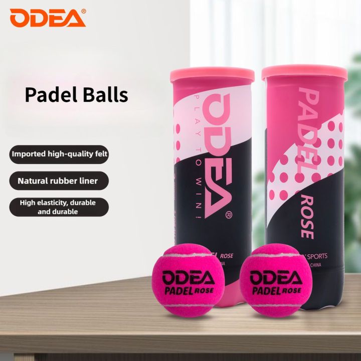 Jual Padelball Padle Original 1 Tube isi 3 (3pcs) Bola Padel Odea PINK ...