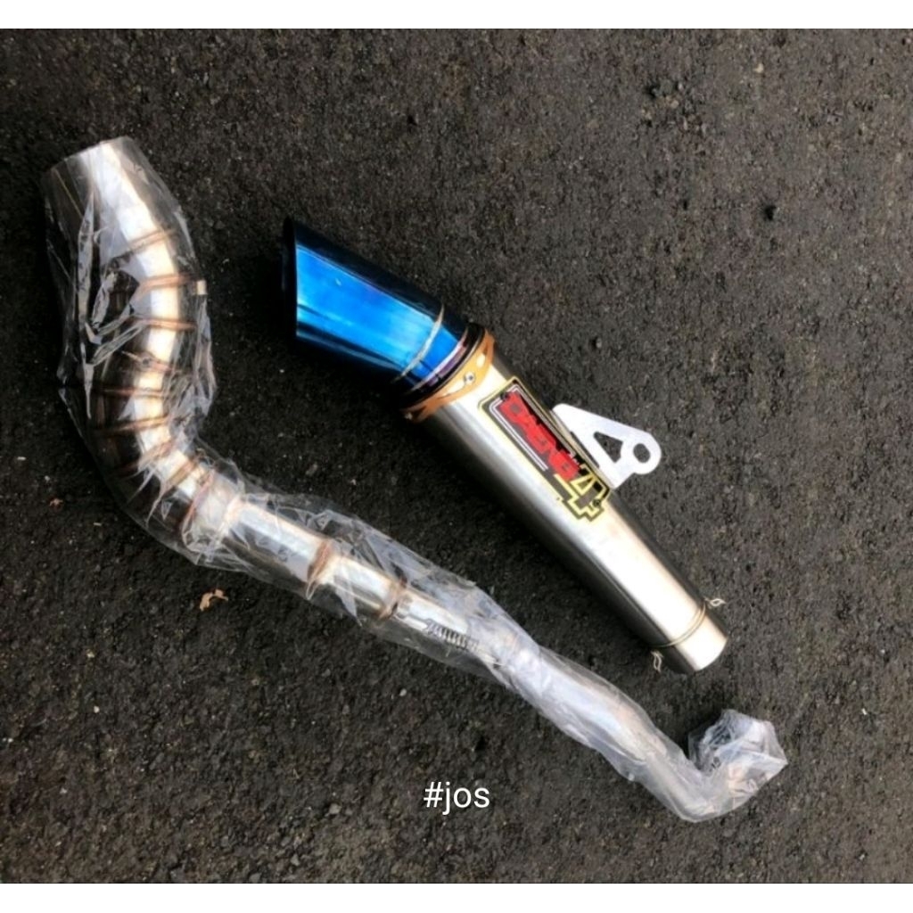Jual Daeng sai4 Pipe canister conical open specs exhaust pipe for Wave ...