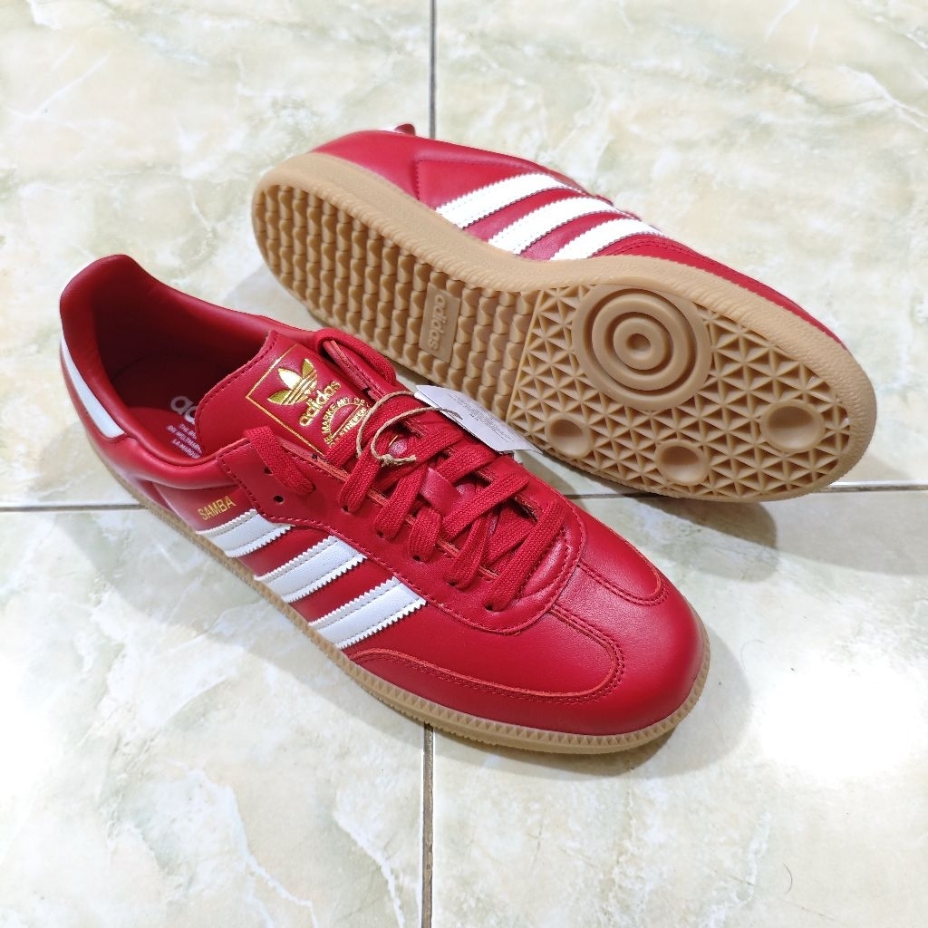 Jual Sepatu Adidas Samba OG Better Scarlet | Shopee Indonesia