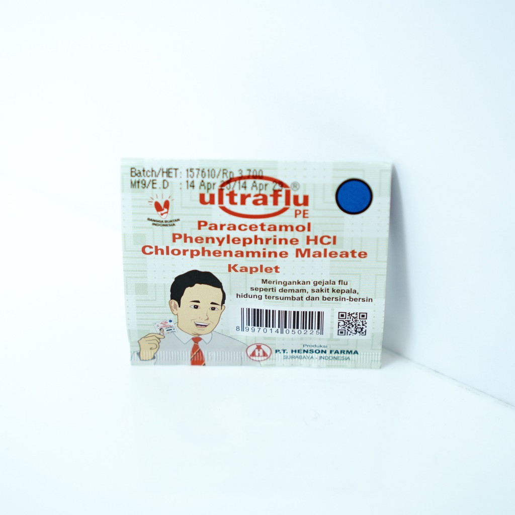 Jual Ultraflu PE 4 Tablet - Obat Flu Demam Sakit Kepala dan Hidung ...