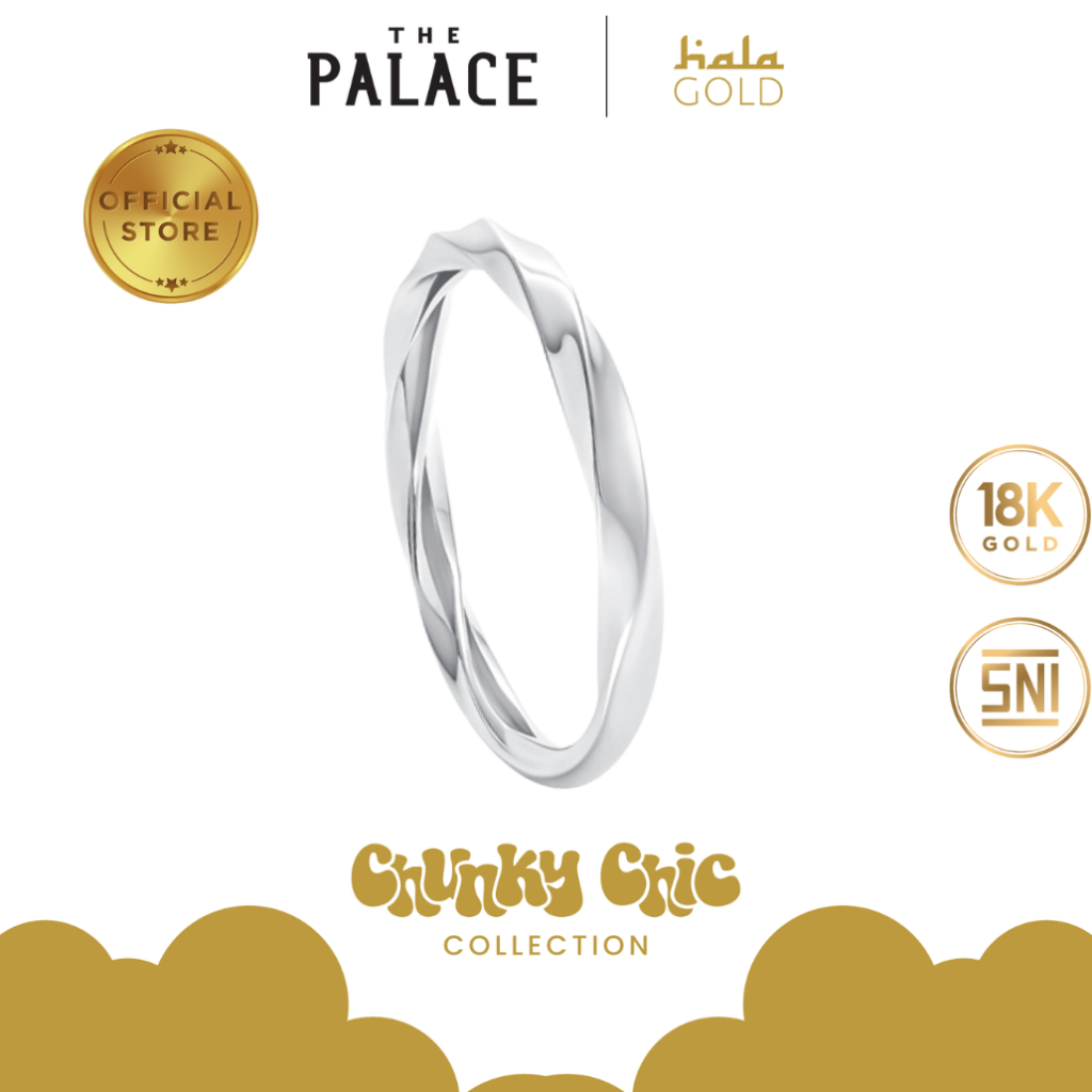 Jual Hala Gold Chunky Chic Collection - Fussili Series B Ring / Cincin ...