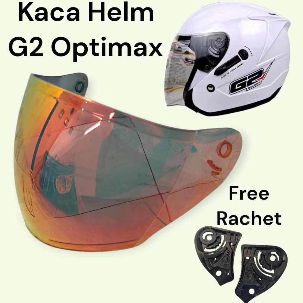 Jual Kaca Visor Helm G2 Optima X Kaca helm G2 Double visor G2 Centrino ...
