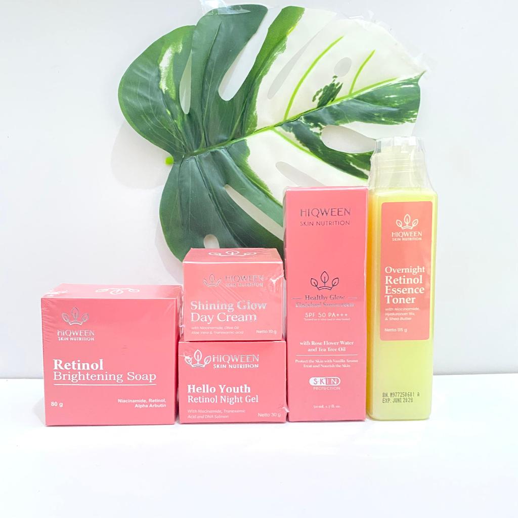 Jual Hiqween All Produk Sabun Toner Sunscreen Night Dan Day | Shopee ...