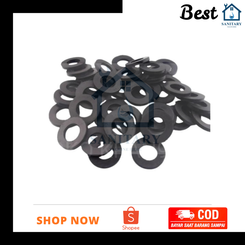 Jual Karet Seal 1/2" in/Paking Karet Flexible Selang Shower/O Ring ...