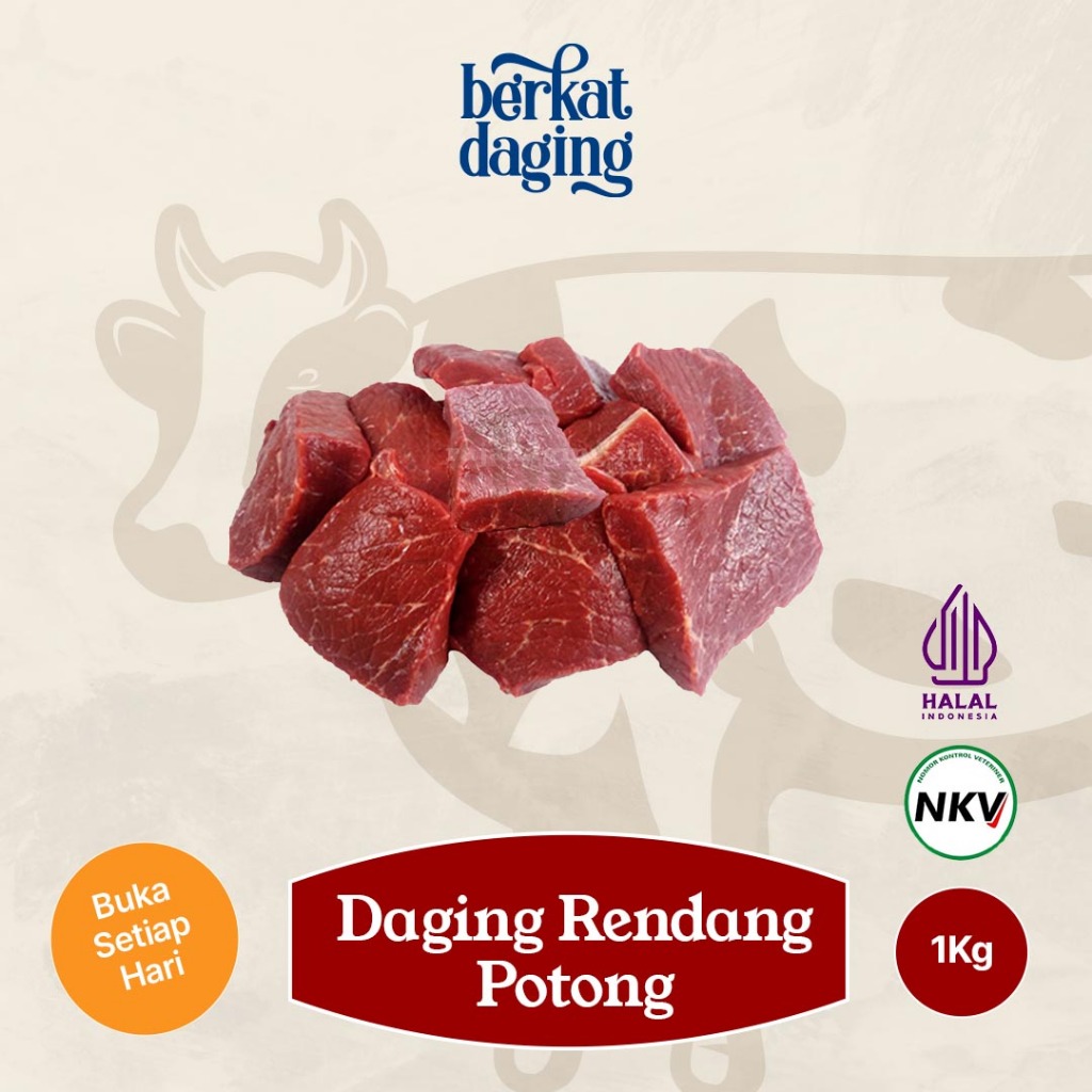 Jual Daging Rendang Potong 1kg 20-22 pcs Soto / Sop - Import Impor ...