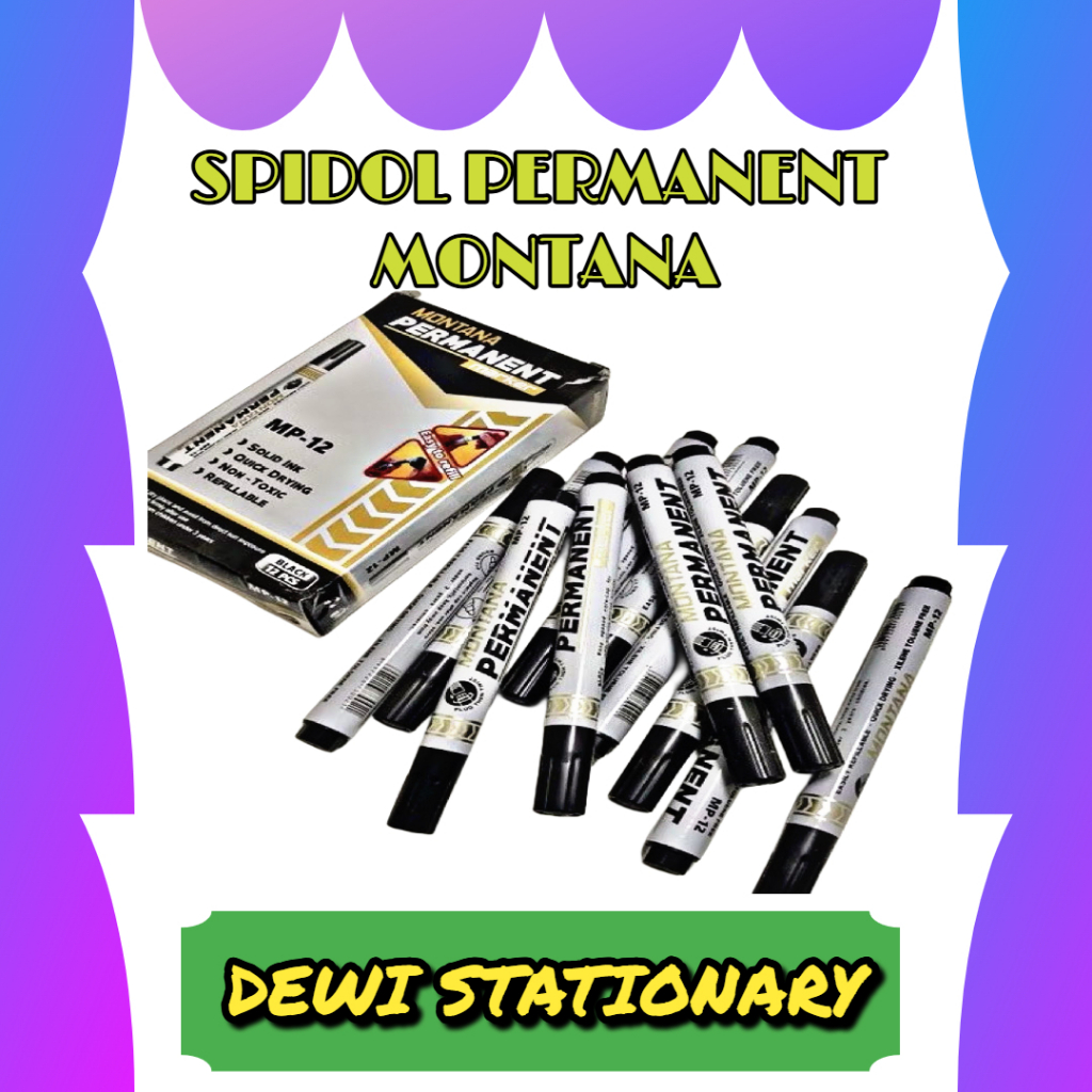 Jual SPIDOL MONTANA PERMANENT CEPAT KERING 4,5 MM | Shopee Indonesia