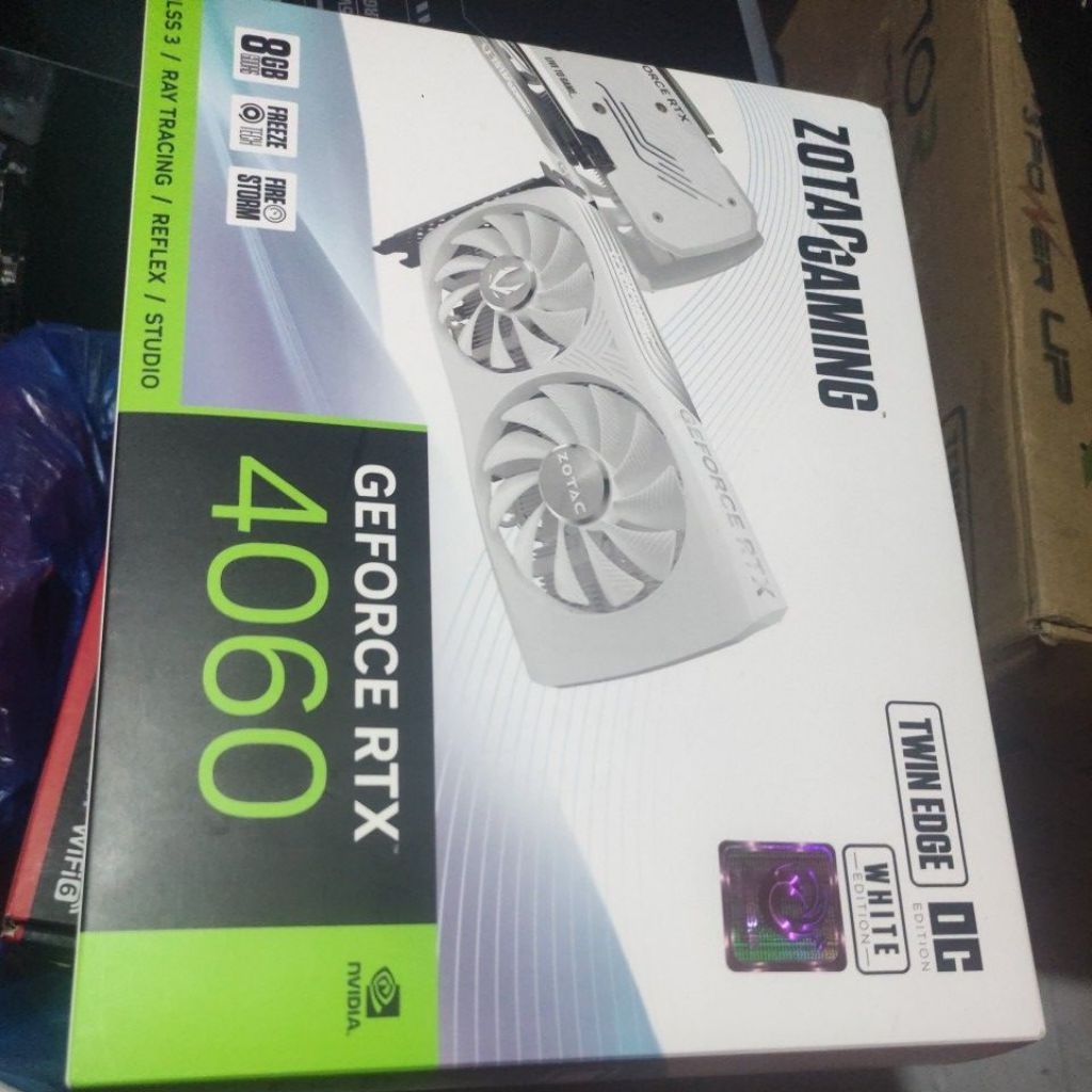 Jual Zotac Gaming RTX4060 TWIN EDGE WHITE OC 8gb | Shopee Indonesia