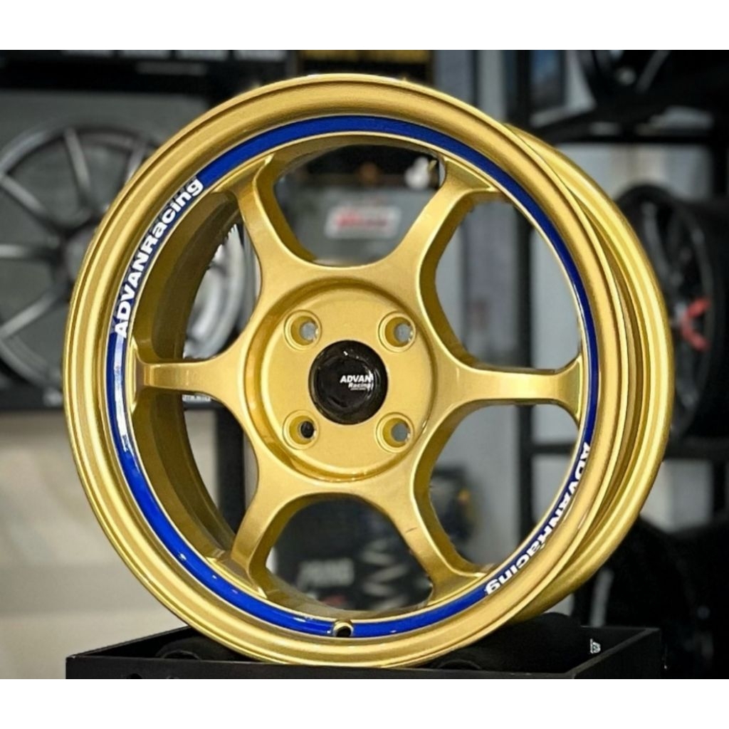 Jual velg advan rg1 r15 lebar 6,5 pcd 4X100 velg racing ring 15 velg ...